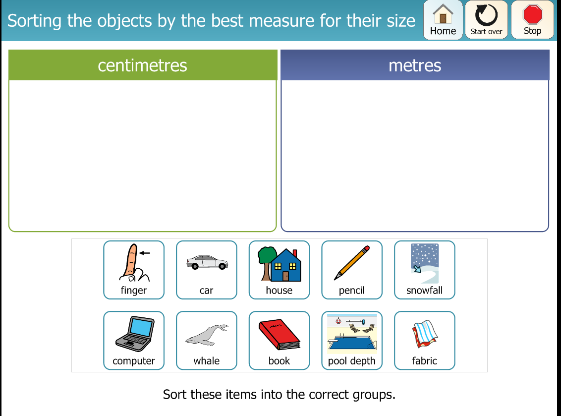 Measuring In Centimetres And Metres